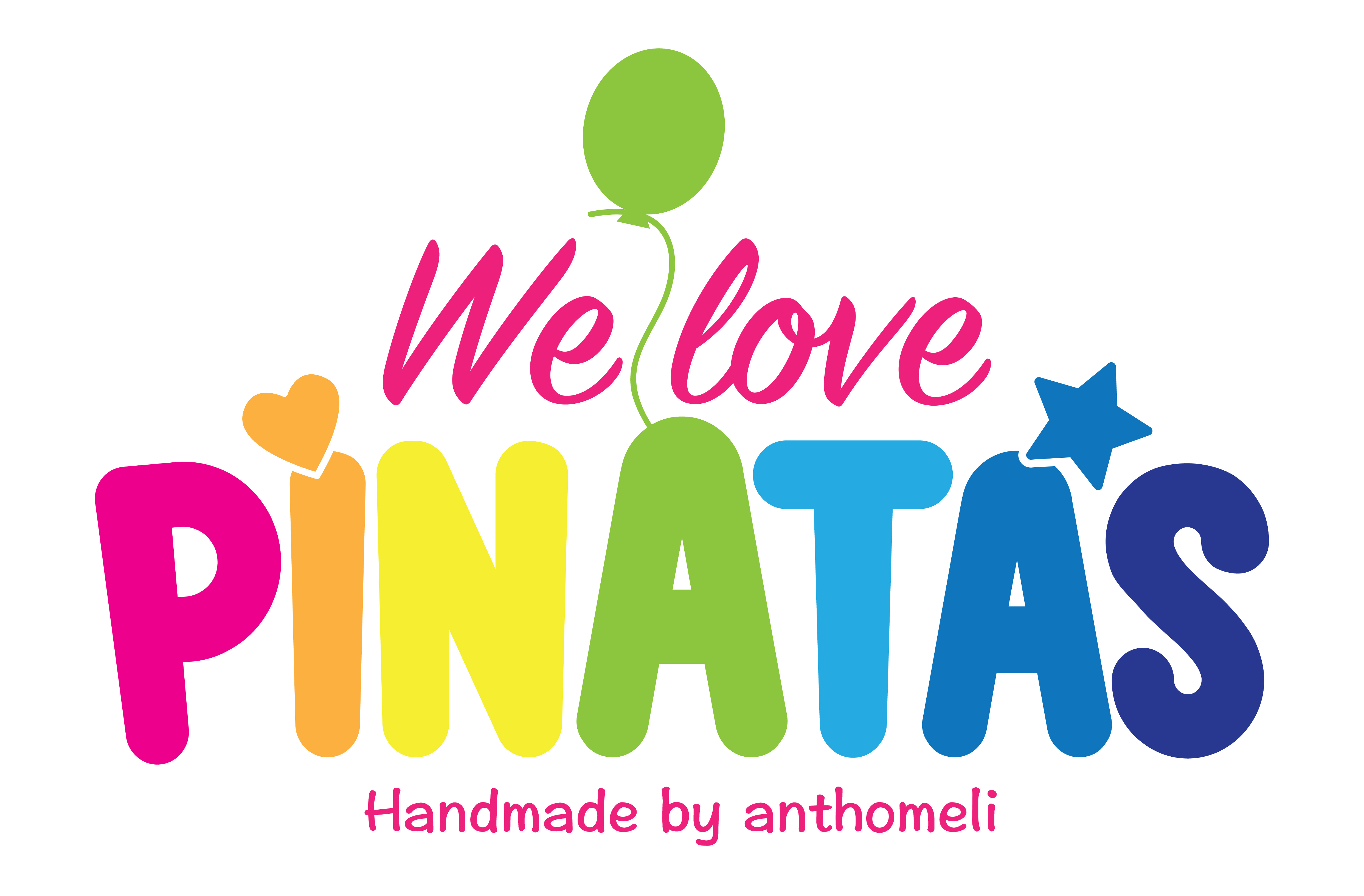 We love Pinatas Handmade in Greece by Anthomeli