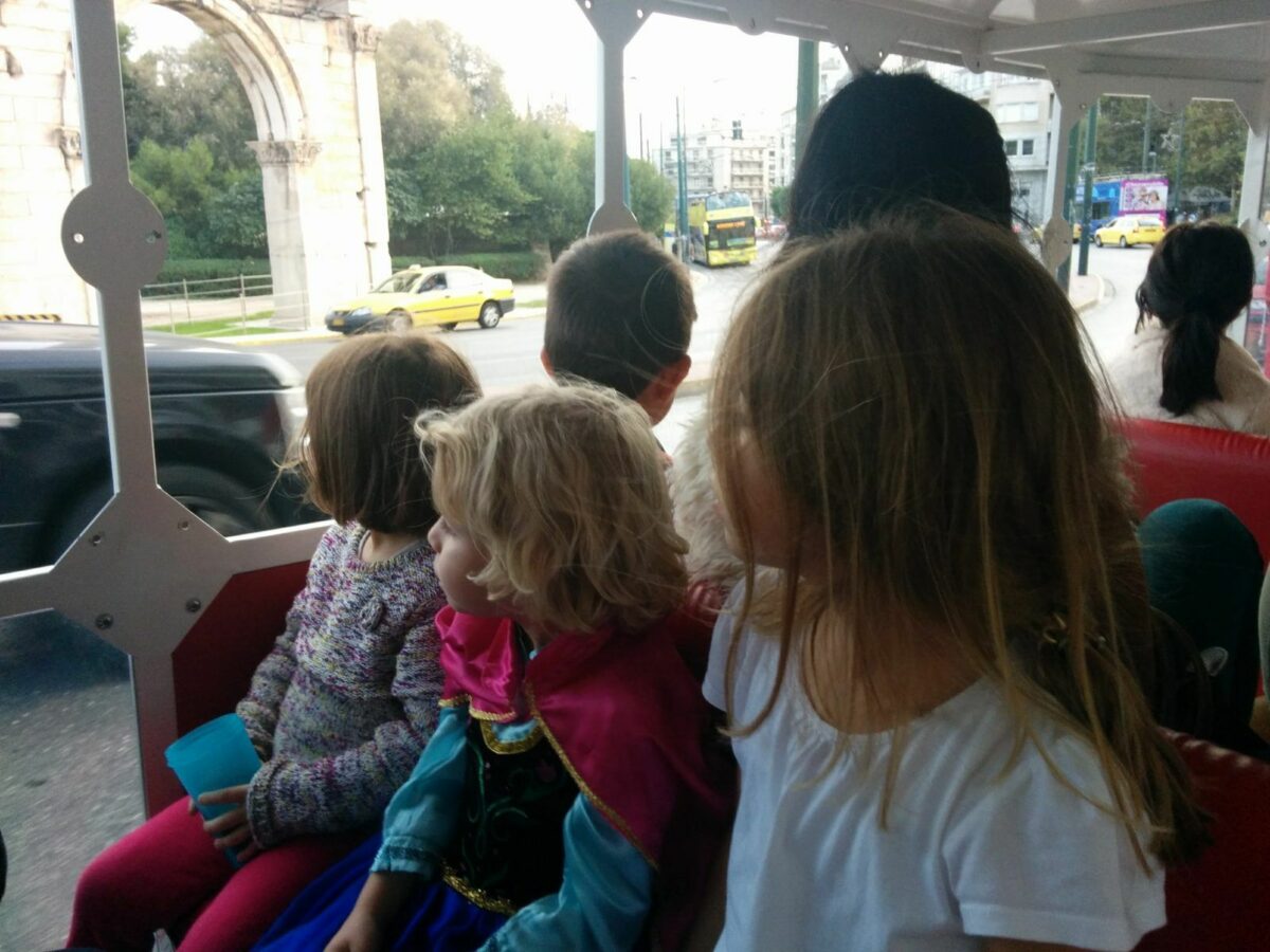 Athens Happy Train experience with my kids
