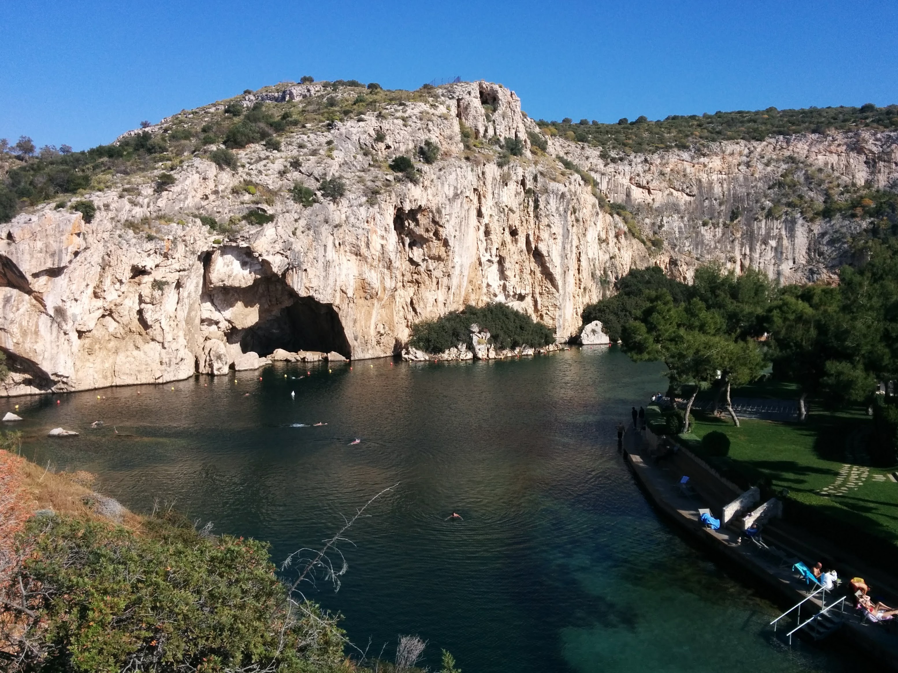 Lake Vouliagmeni excursion with kids in Athens - Family Experiences Blog